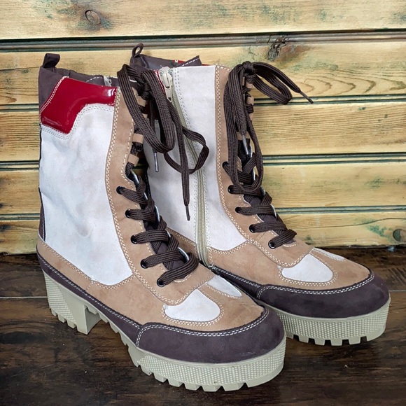 BAMBOO | Shoes | Bamboo Combat Boots Size 1 | Poshmark